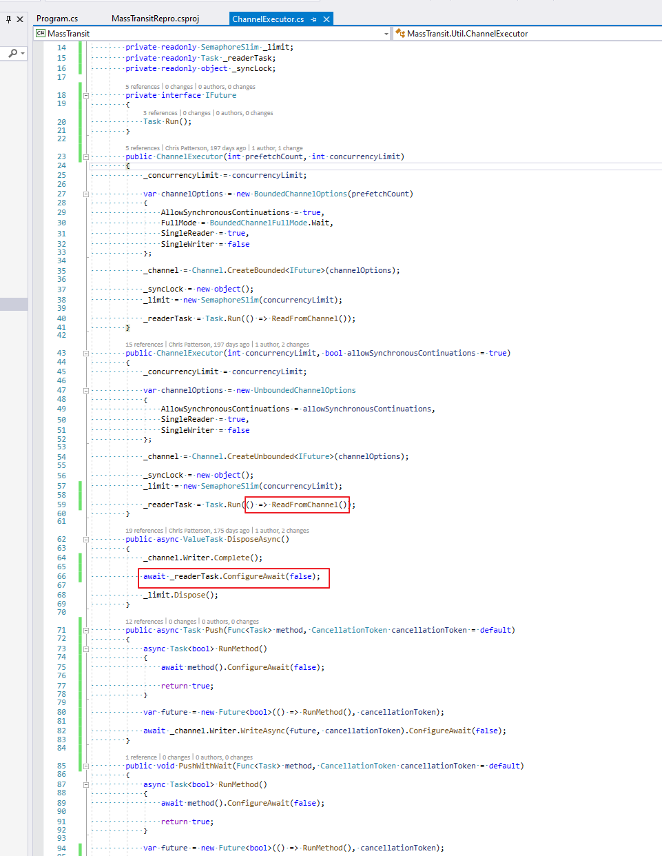 Bus.Factory.CreateUsing...() takes long time to return in multithreaded scenario's · Issue #2984 ...