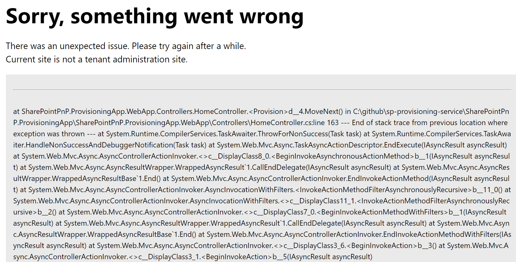 [BUG] 365 Learning Pathways Provisioning Issues · Issue #219 · pnp/custom-learning-office-365 ...