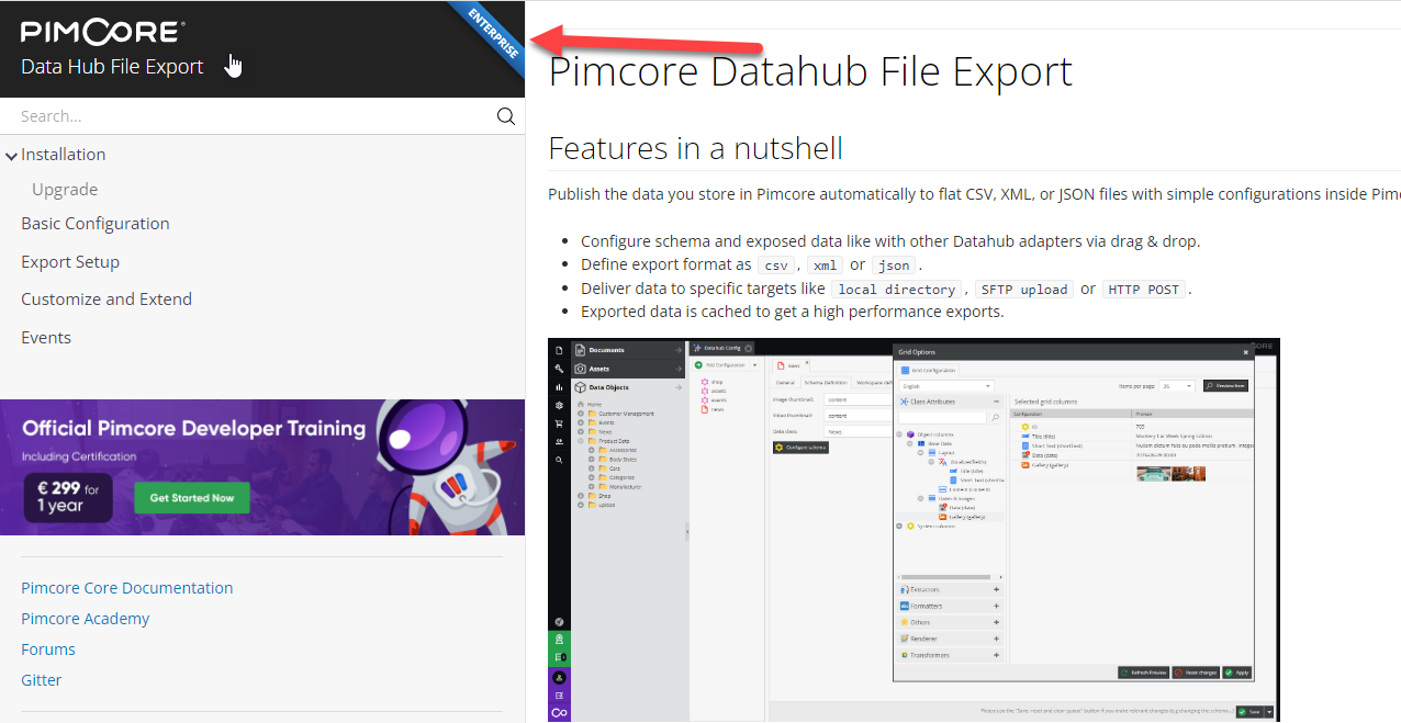 CSV Export Support · Issue #93 · pimcore/data-hub · GitHub