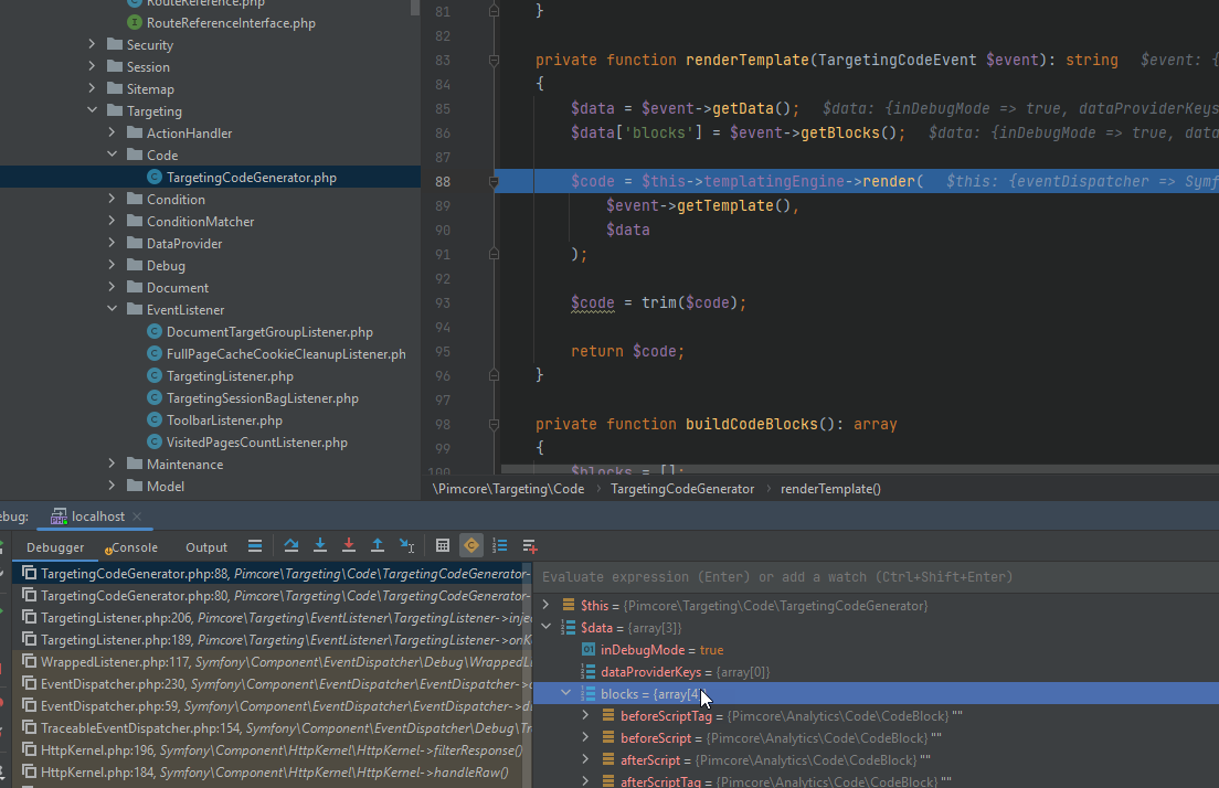 [Bug]: VsitorInfo variable blocks does not exists · Issue #13824 · pimcore/pimcore · GitHub