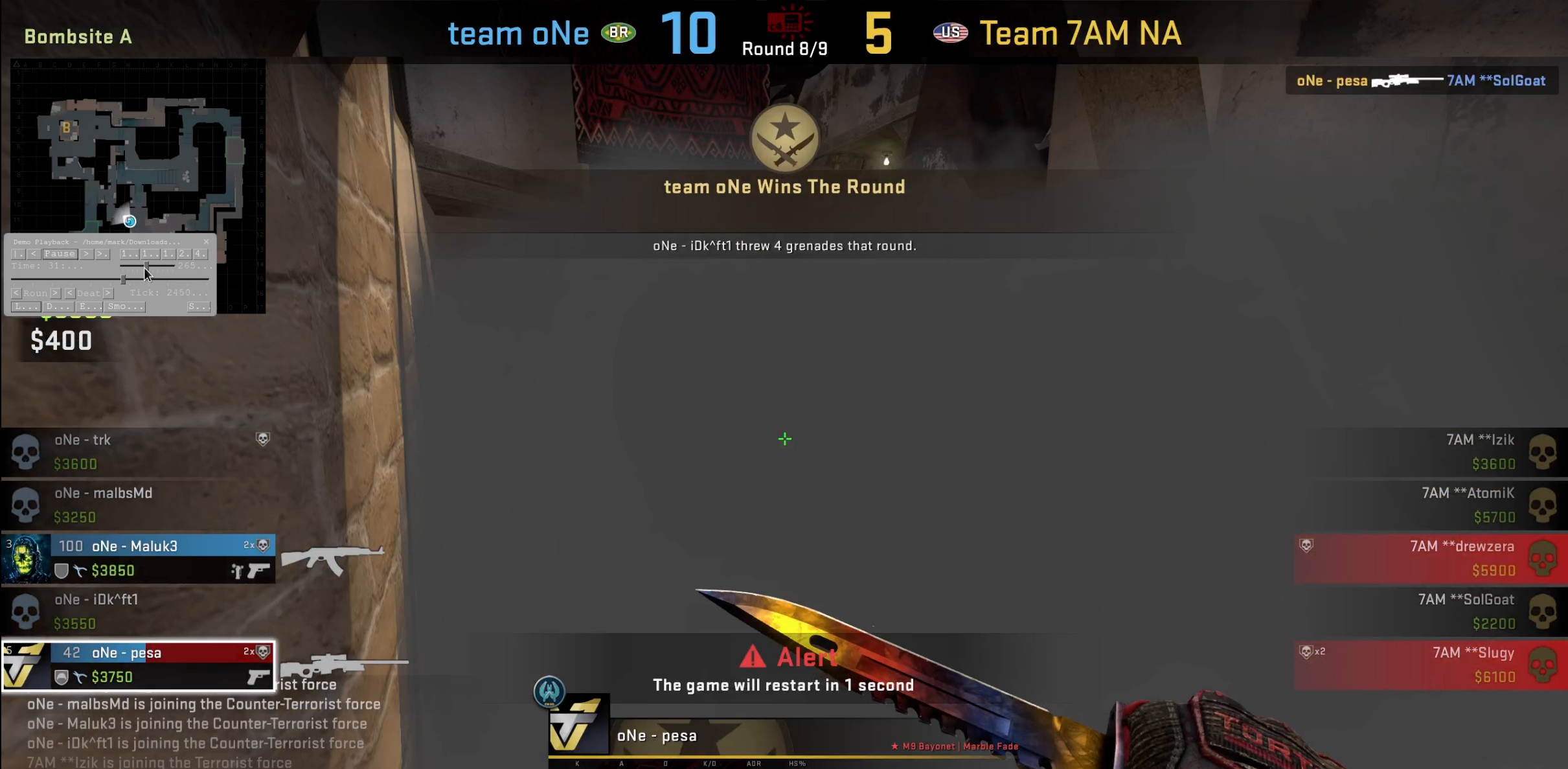 Trying to obtain team rosters and scores, failing hard · Issue #368 · markus-wa/demoinfocs ...