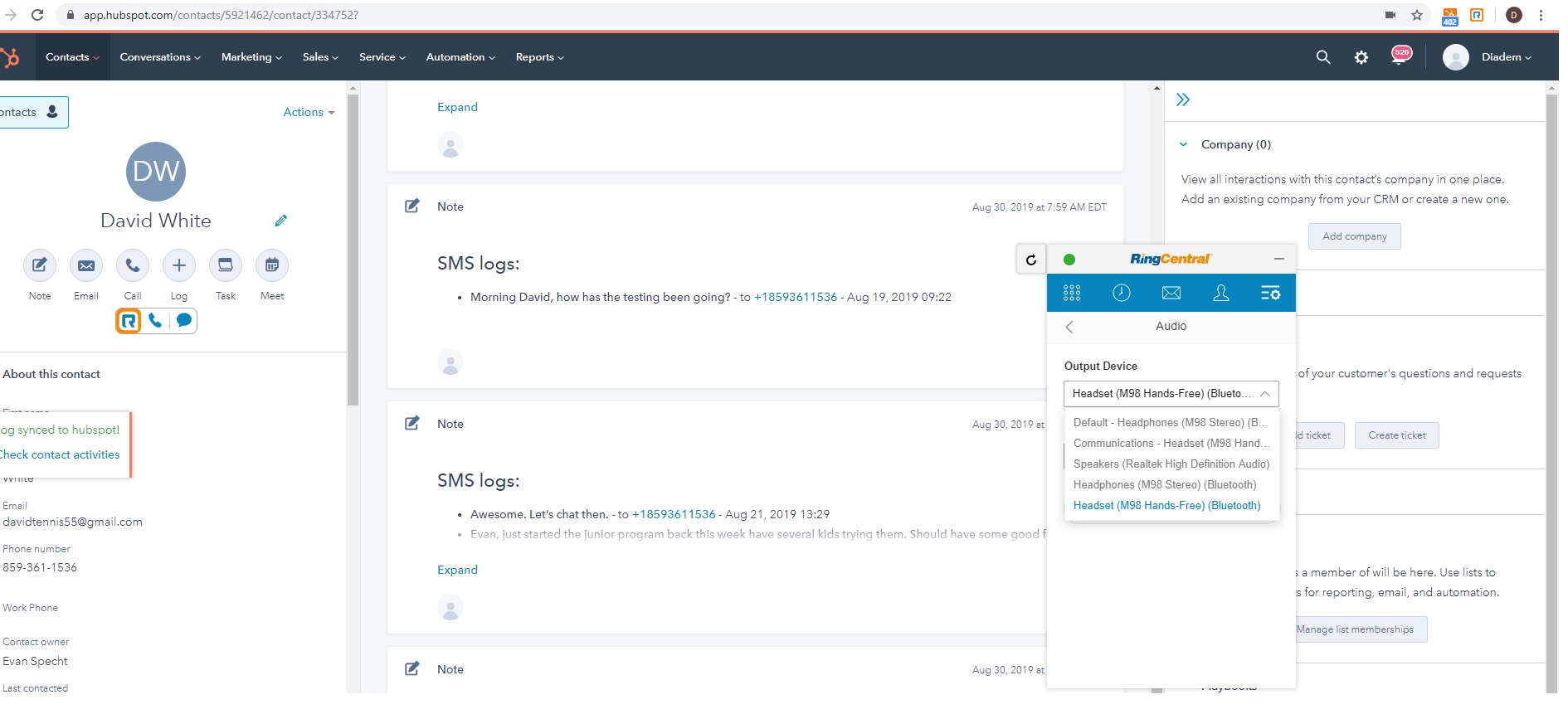 Sound not working on calls · Issue #159 · ringcentral/hubspot-embeddable-ringcentral-phone · GitHub