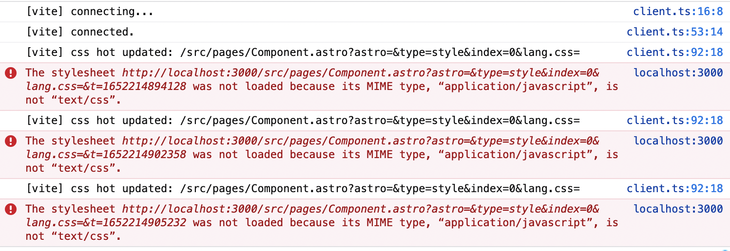 🐛 Bug Devserver Css Does Not Trigger Browser Reload On Firefox · Issue 3219 · Withastro