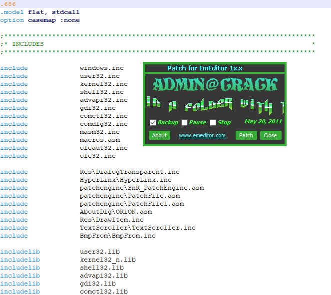 GitHub - sceners/emeditor-keygen-dc: Indi keygen DC from 2011.