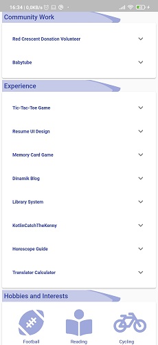 GitHub - mustafauys/Resume-UI-Design: In this application made with ...