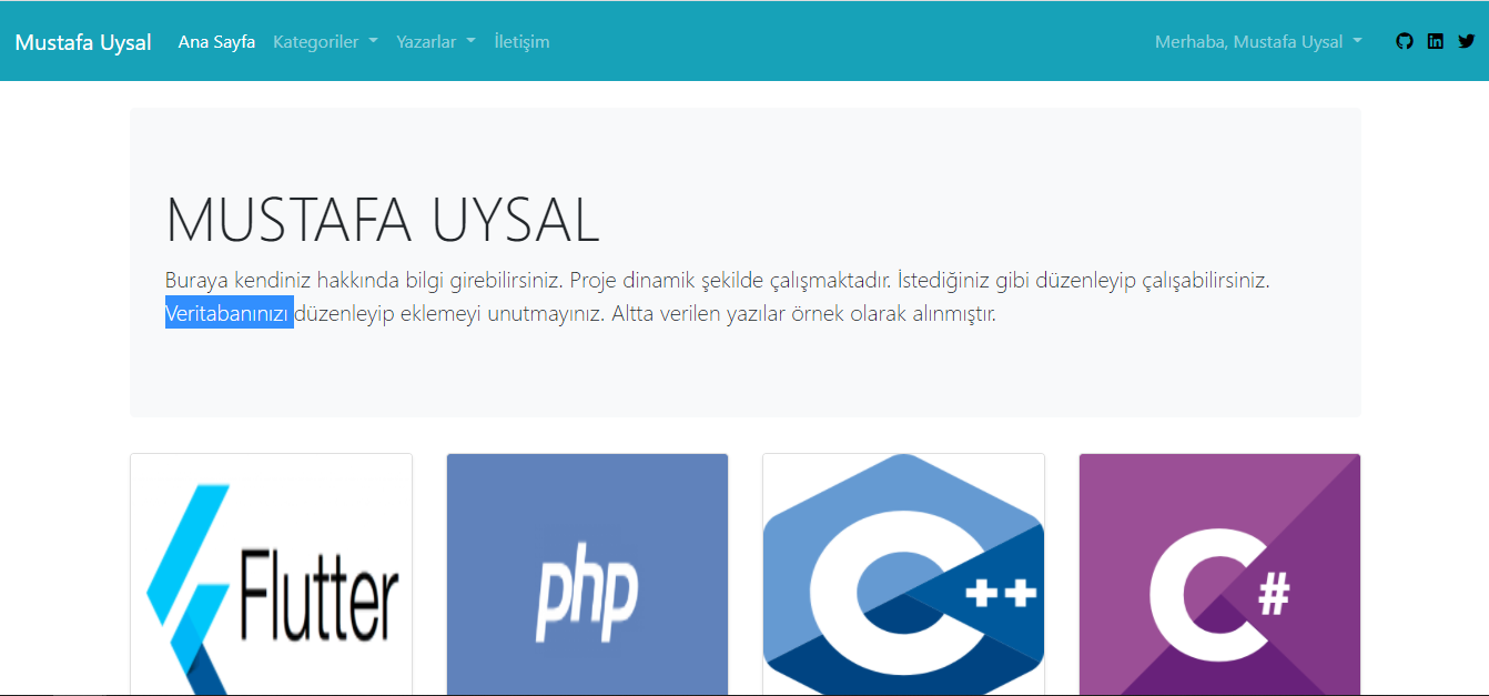 GitHub - mustafauys/Dynamic-Blog-in-PHP: This application made with PHP ...