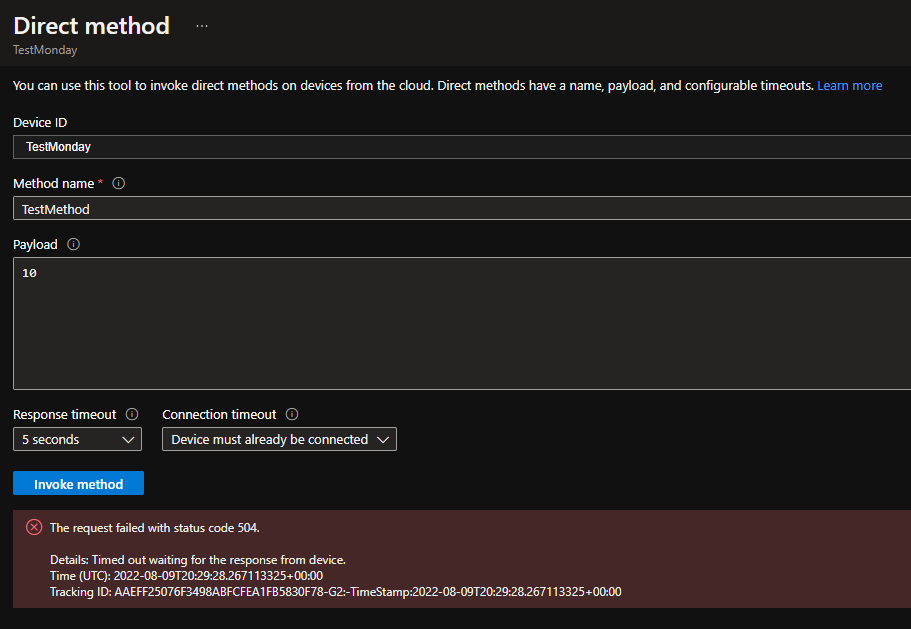 Invoke Device Method fails after sixteen method calls · Issue #2557 · Azure/azure-iot-sdk-csharp ...