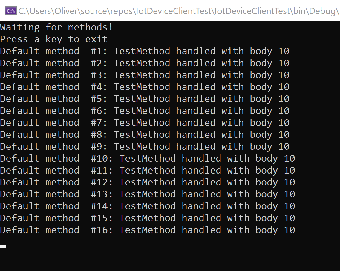 Invoke Device Method fails after sixteen method calls · Issue #2557 · Azure/azure-iot-sdk-csharp ...