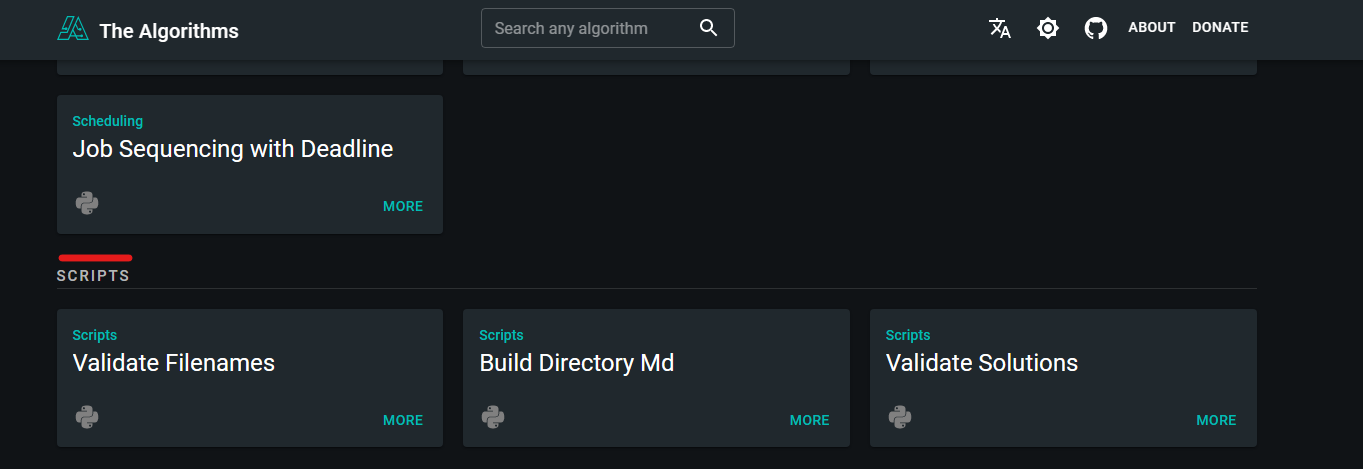 [BUG] Add the ability to ignore directories per repository · Issue #237 · TheAlgorithms/website ...