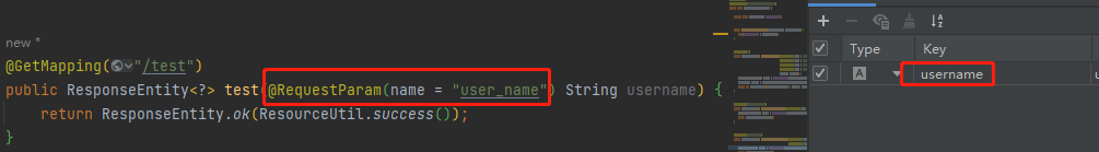 自动生成的 入参，不支持 @RequestParam 注解的 name 属性，仅支持 value 属性 · Issue #179 · dromara/fast-request · GitHub