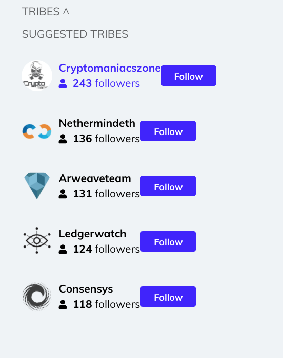 as a suggested tribes user, i want to be able to X out suggested tribes so i dont have to see ...