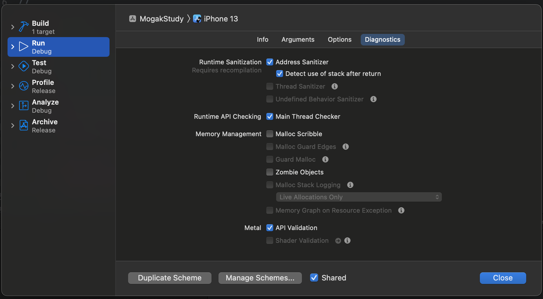 [Bug] 빌드가 되지 않는 상태에서 시뮬레이터 앱을 클릭하면 크래시 · Issue #48 · heydoy/MogakStudy · GitHub