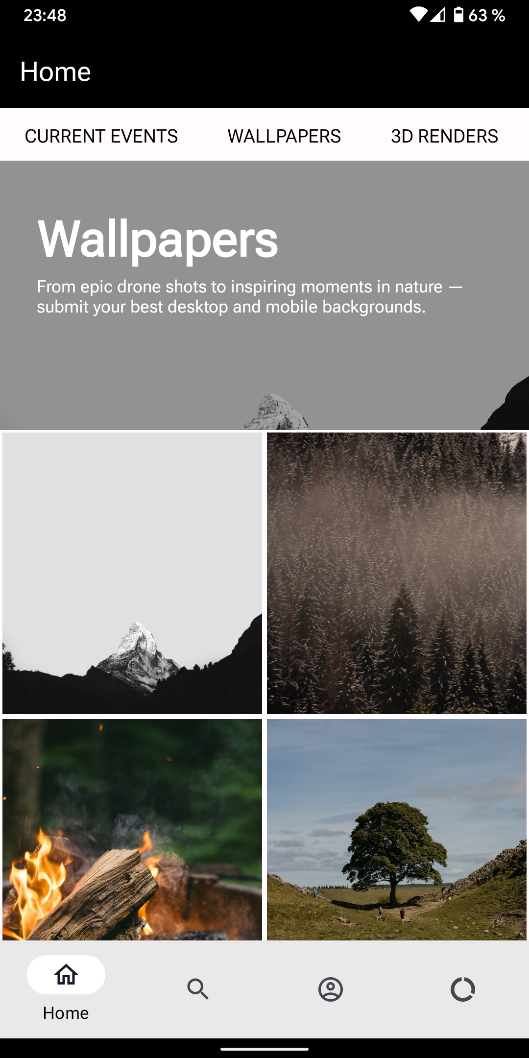 GitHub - Liggidarck/Unsplash-Android: Image picker app for android ...