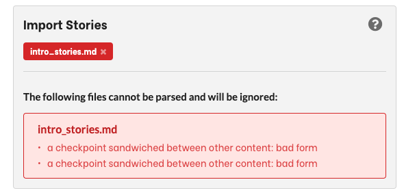 is linking stories actually working? · Issue #500 · botfront/botfront · GitHub