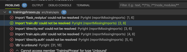 basic imports show as errors · Issue #578 · microsoft/pyright · GitHub