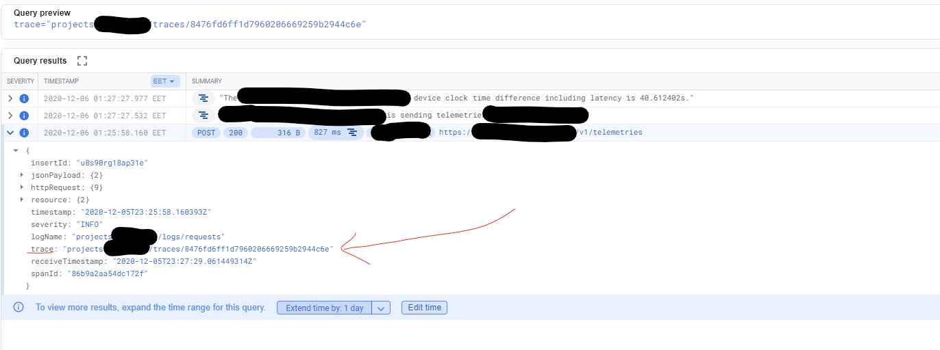 Trace not added to a log entry · Issue #431 · GoogleCloudPlatform/esp-v2 · GitHub