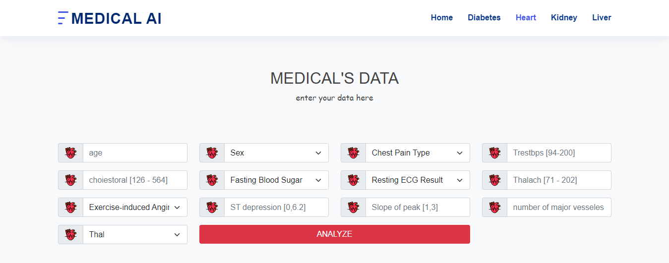 GitHub - Kaviththa/health_AI_web_app: machine learning classification ...