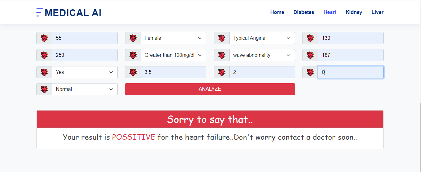 GitHub - Kaviththa/health_AI_web_app: machine learning classification ...