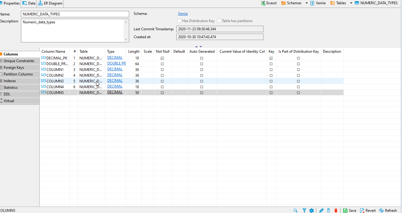 Exasol: incorrect data is displayed at the beginning when creating a new column · Issue #10543 ...