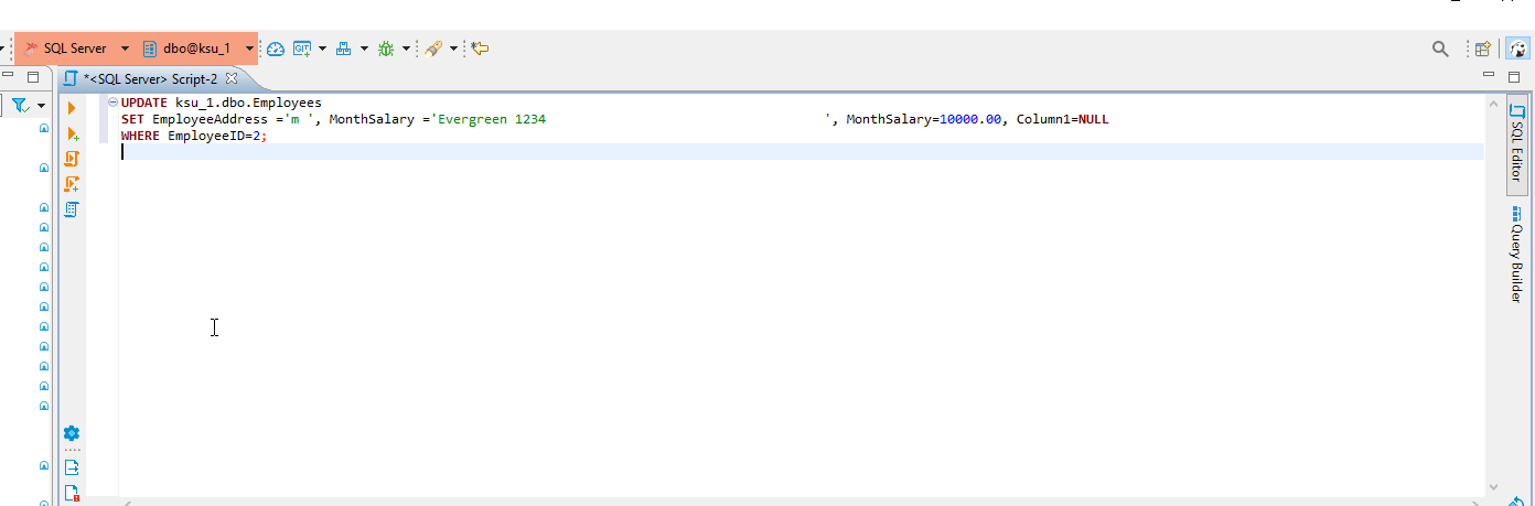 dbo schema is set always after changing SQL Server database in SQL ...