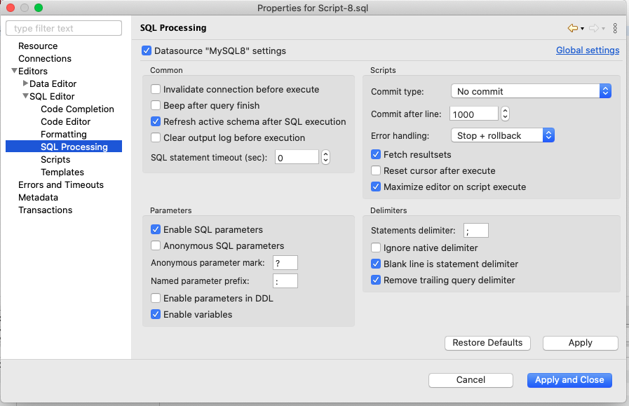 dbeaver will report an error when executing mysql prepared statement ...