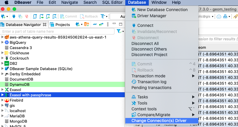 Edit Database Driver when editing connection · dbeaver · Discussion #10641 · GitHub