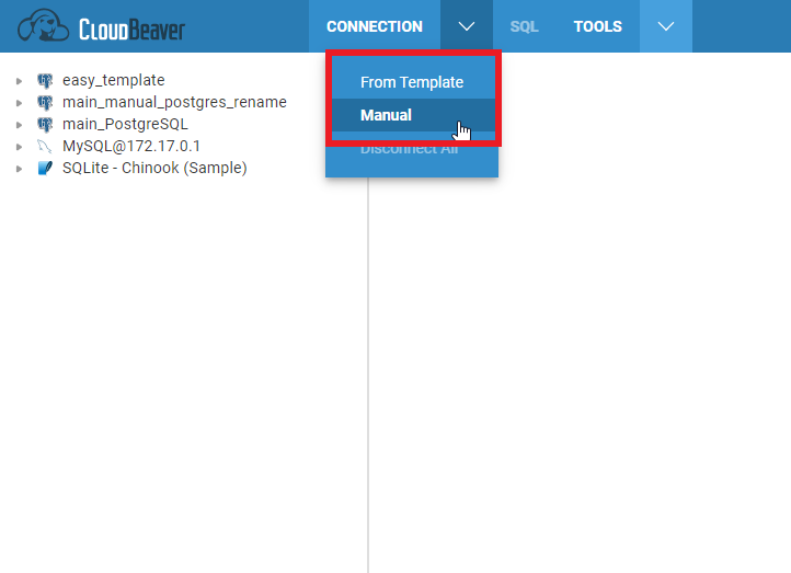 Can't edit existing connection details · Issue #326 · dbeaver/cloudbeaver · GitHub