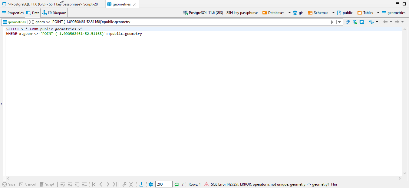 Context menu filter doesn't work properly for geometry values · Issue #15922 · dbeaver/dbeaver ...