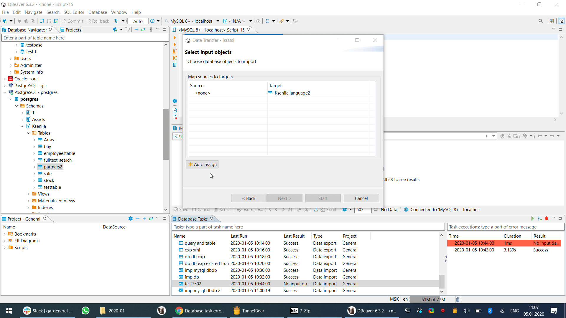 "Auto-assign" btn doesn't work for import · Issue #7524 · dbeaver ...