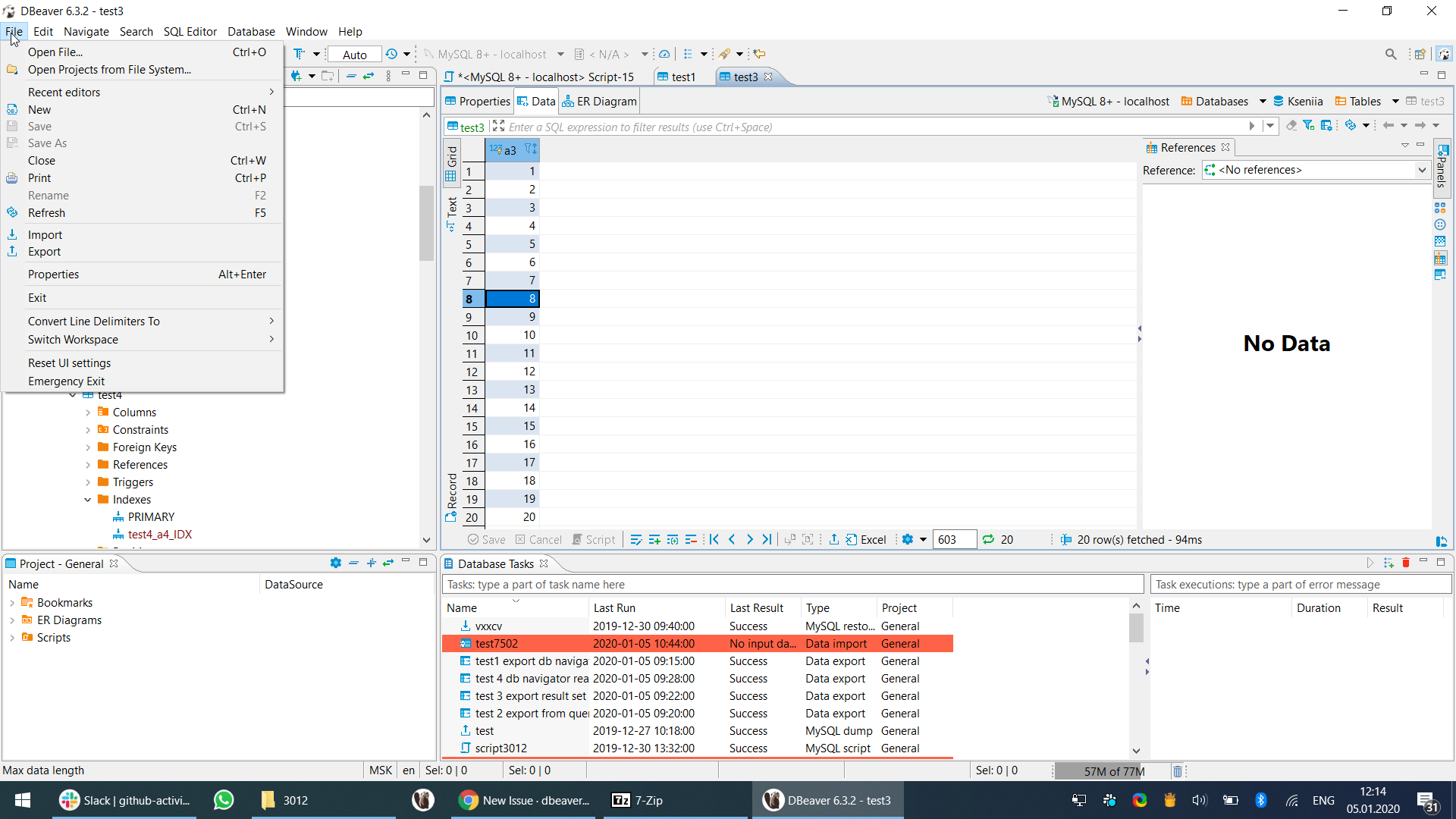 "Print" btn doesn't work in Main menu · Issue #7526 · dbeaver/dbeaver · GitHub