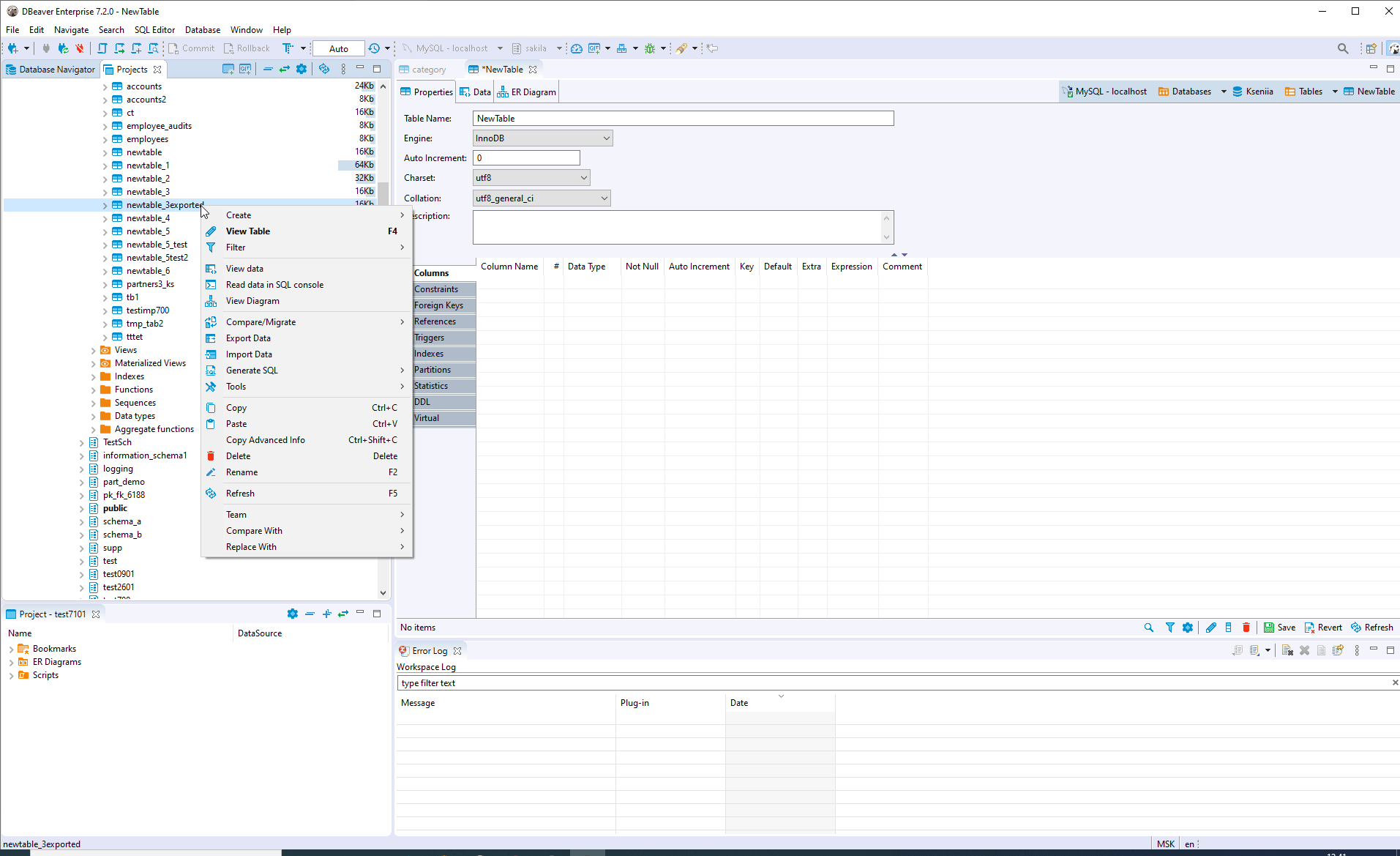 Two popup notifications appear after tool execution for Truncate ...