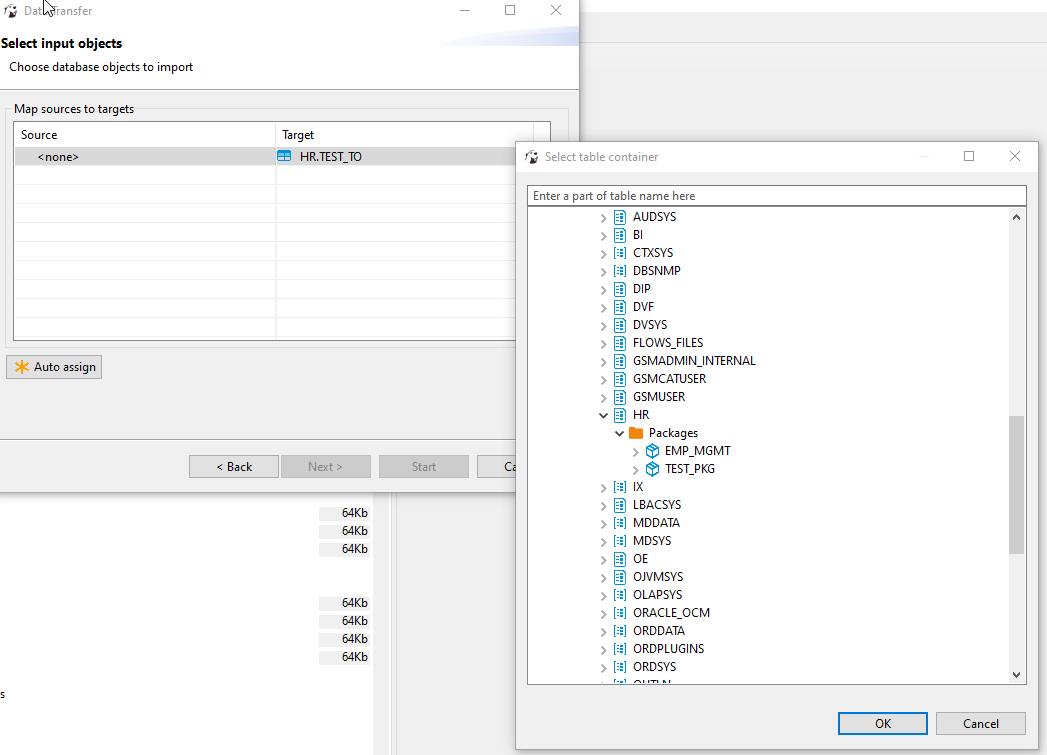 [Oracle] Import: Auto-assign btn shows packages in schemas · Issue #9152 · dbeaver/dbeaver · GitHub