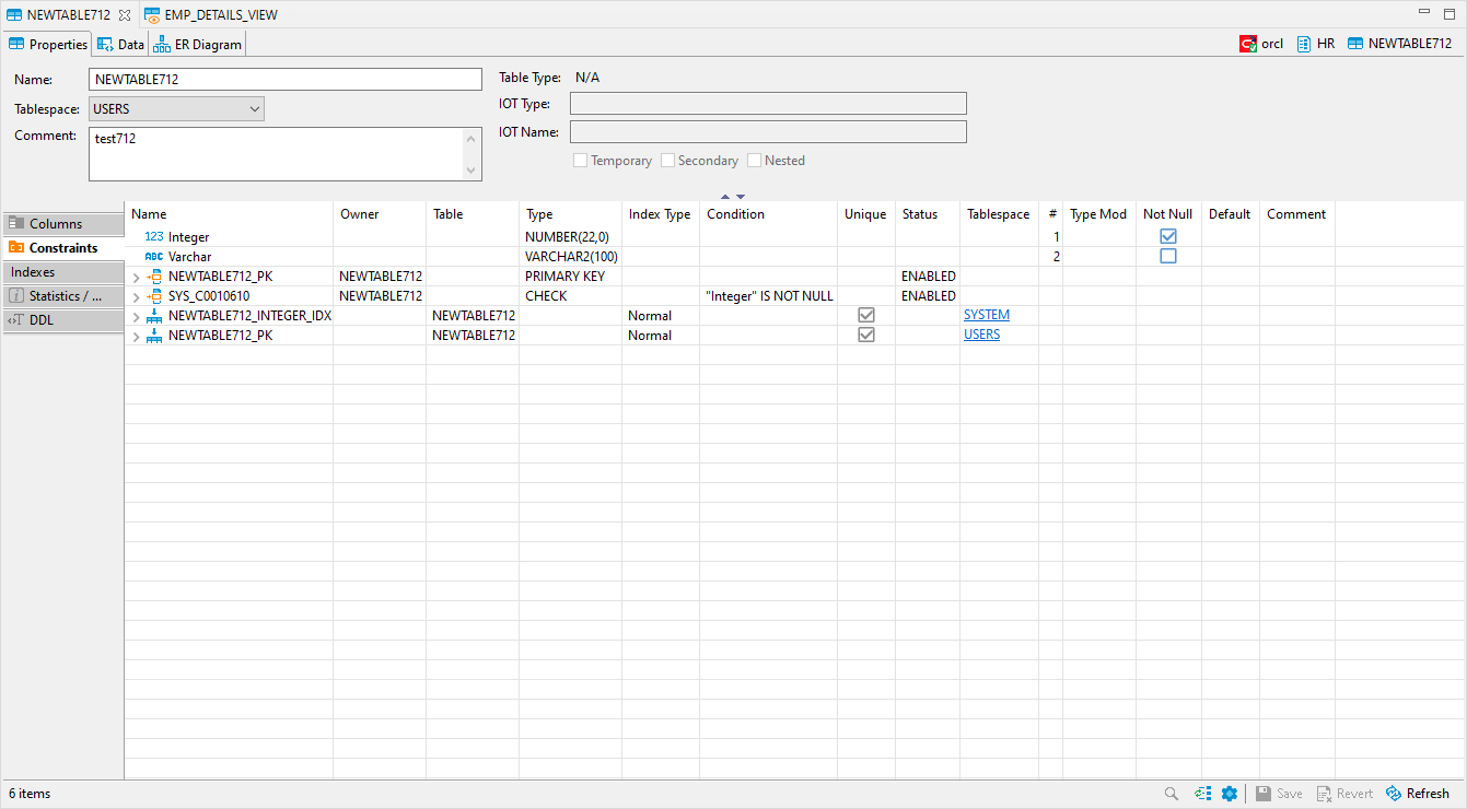 [Oracle] Simple view: extra tabs are displayed: constraints, indexes, DDL · Issue #9164 ...