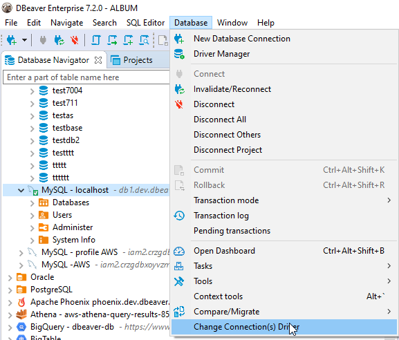 No Sub Nodes Displayed How To Filter Databases Now · Issue 9562 · Dbeaverdbeaver · Github