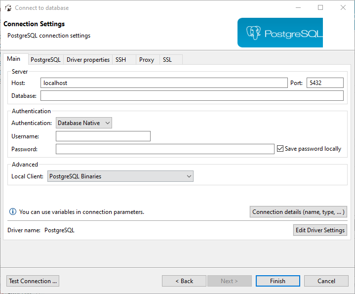 posibility to assign random local port of ssh tunnel to database connection port · Issue #9654 ...