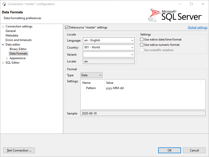 MS SQL Server 2014: CSV import - timestamp values are shifted · Issue ...