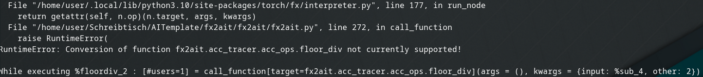 [Feature Request] Add floor_div · Issue #202 · facebookincubator/AITemplate · GitHub