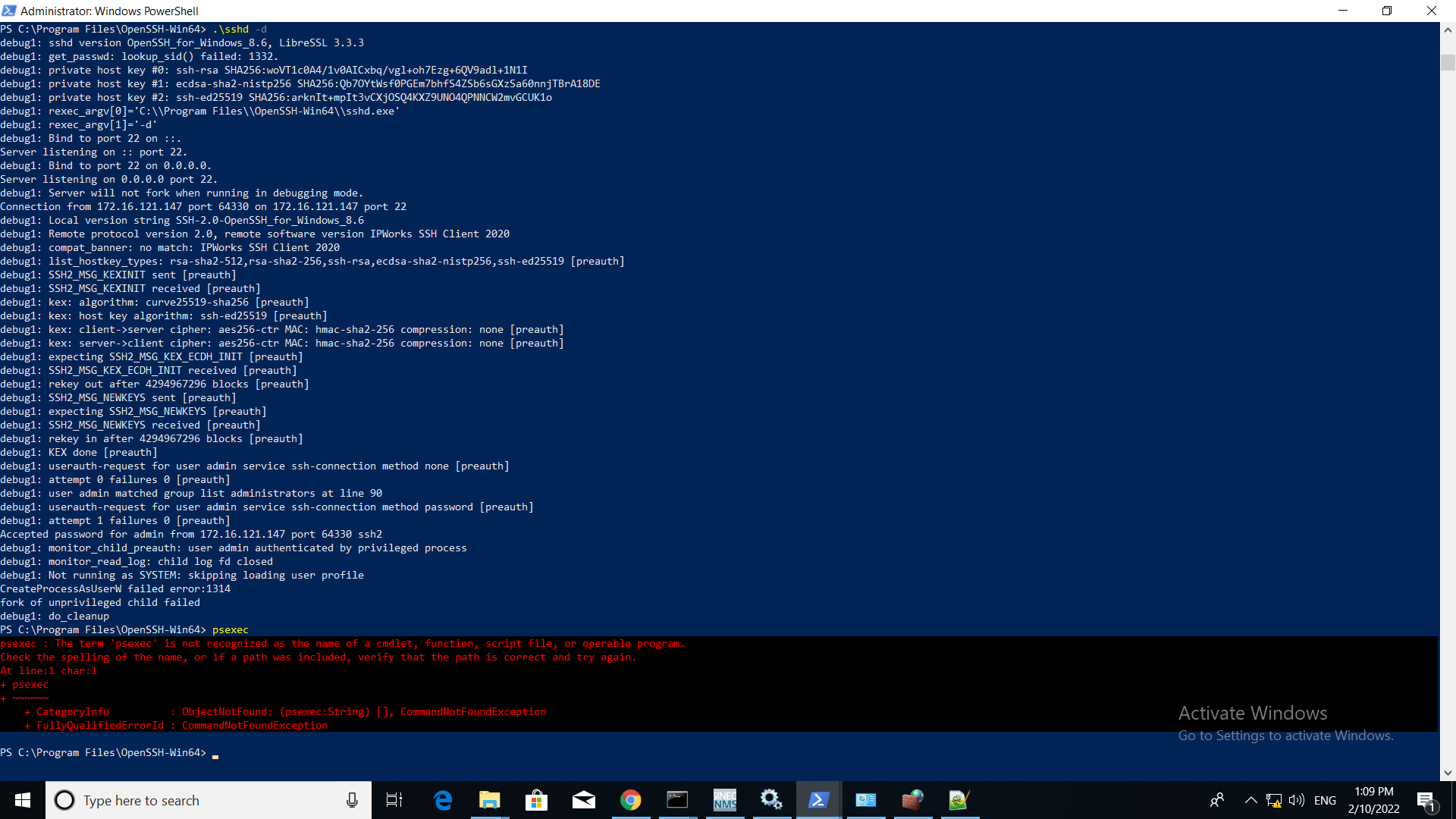 SFTP Logoff issue with OPENSSH · Issue #1886 · PowerShell/Win32-OpenSSH · GitHub