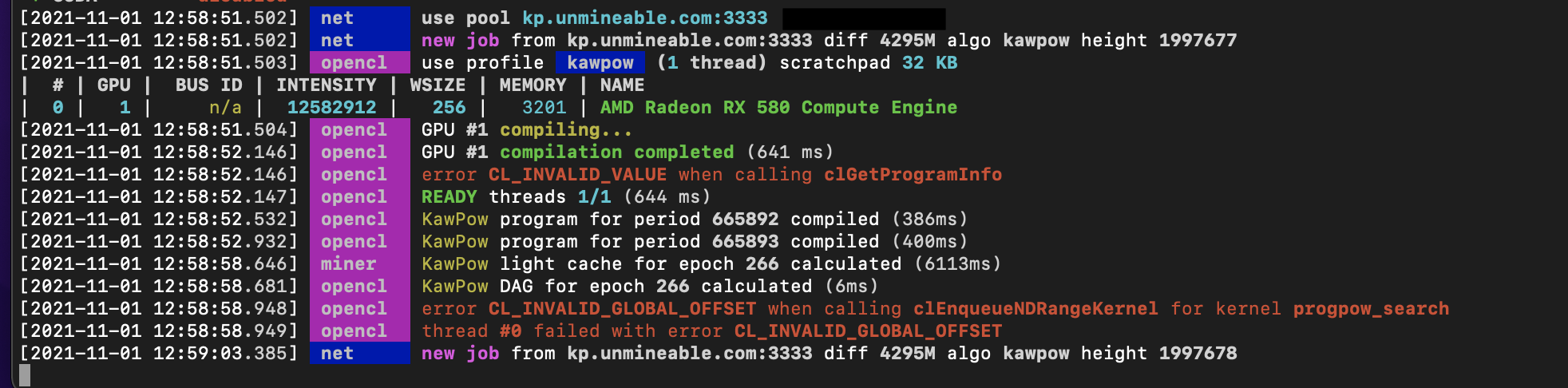 Xmrig 6.15.2 Kawpow error · Issue #2663 · xmrig/xmrig · GitHub