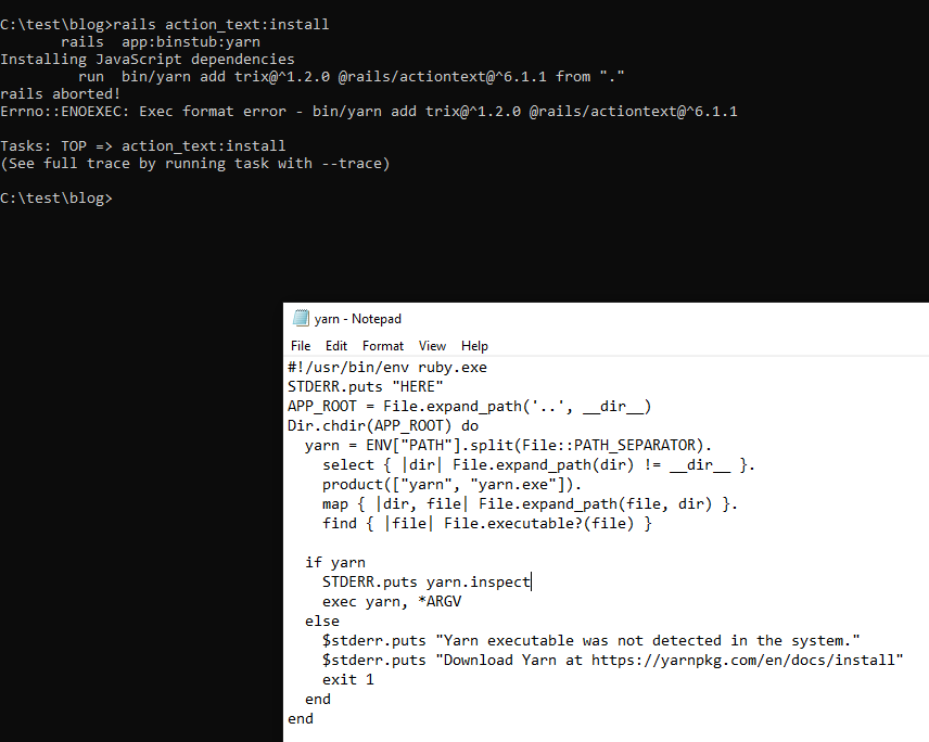 Action Text Installation Fails On Rails 6 1 1 · Issue 41123 · Rails Rails · Github