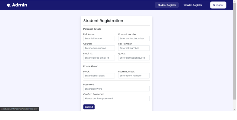 GitHub - PriyankMistry/hostel-management-system