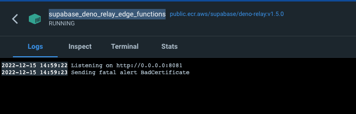Allow setting "DENO_TLS_CA_STORE" for local development · supabase · Discussion #10989 · GitHub