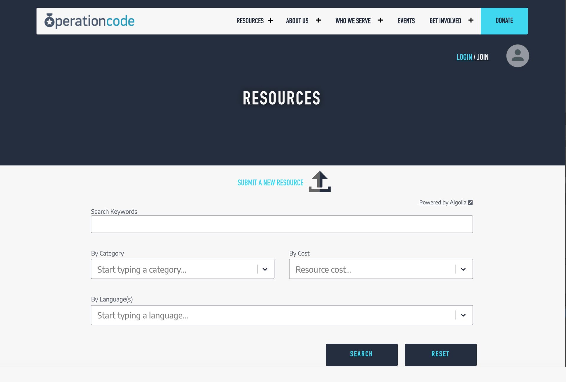 Create a Resources Tab on Top Nav · Issue #1200 · OperationCode/front-end · GitHub