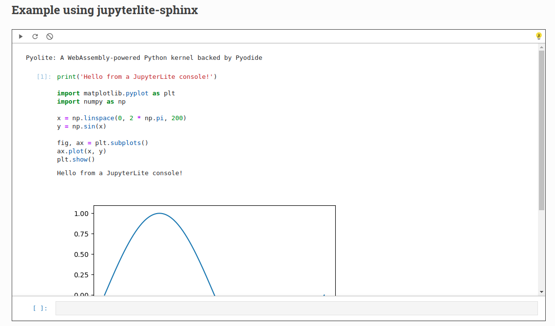 Should Jupyterlite Sphinx Be Able To Render For Local Sphinx Builds