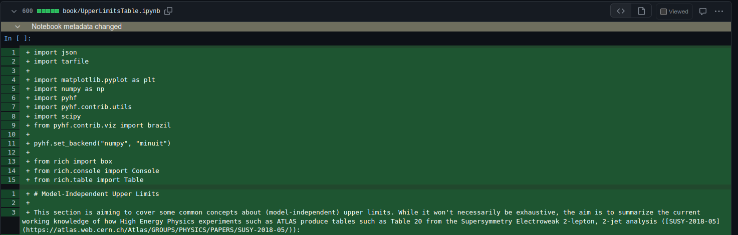 Jupyter Notebook Rich Diff Feedback · community · Discussion #37376 · GitHub