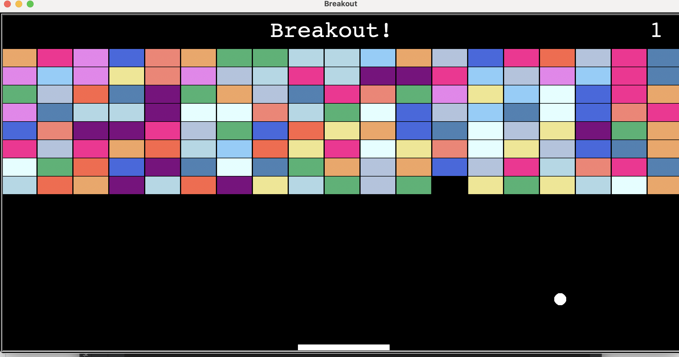 GitHub - janellemeowers/breakout_game: Using Turtle, created a version of Breakout game where ...