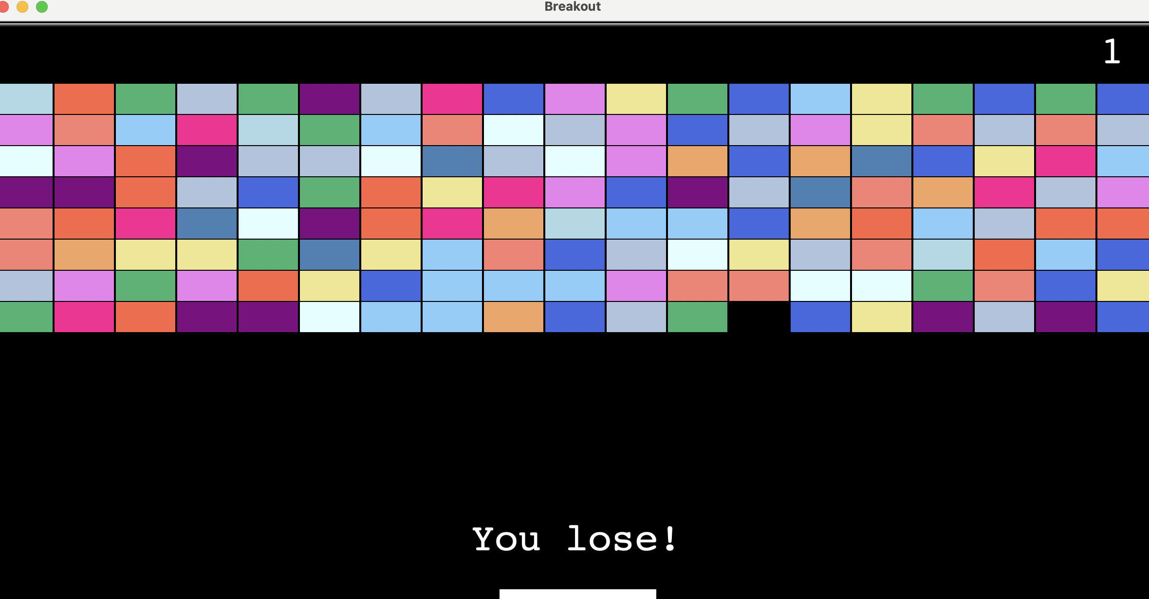 GitHub - janellemeowers/breakout_game: Using Turtle, created a version of Breakout game where ...