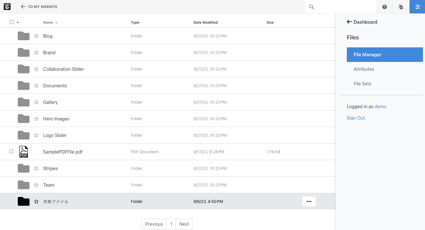 [feature Request] File Manager Show Folders On Top · Issue 11660 · Concretecms Concretecms