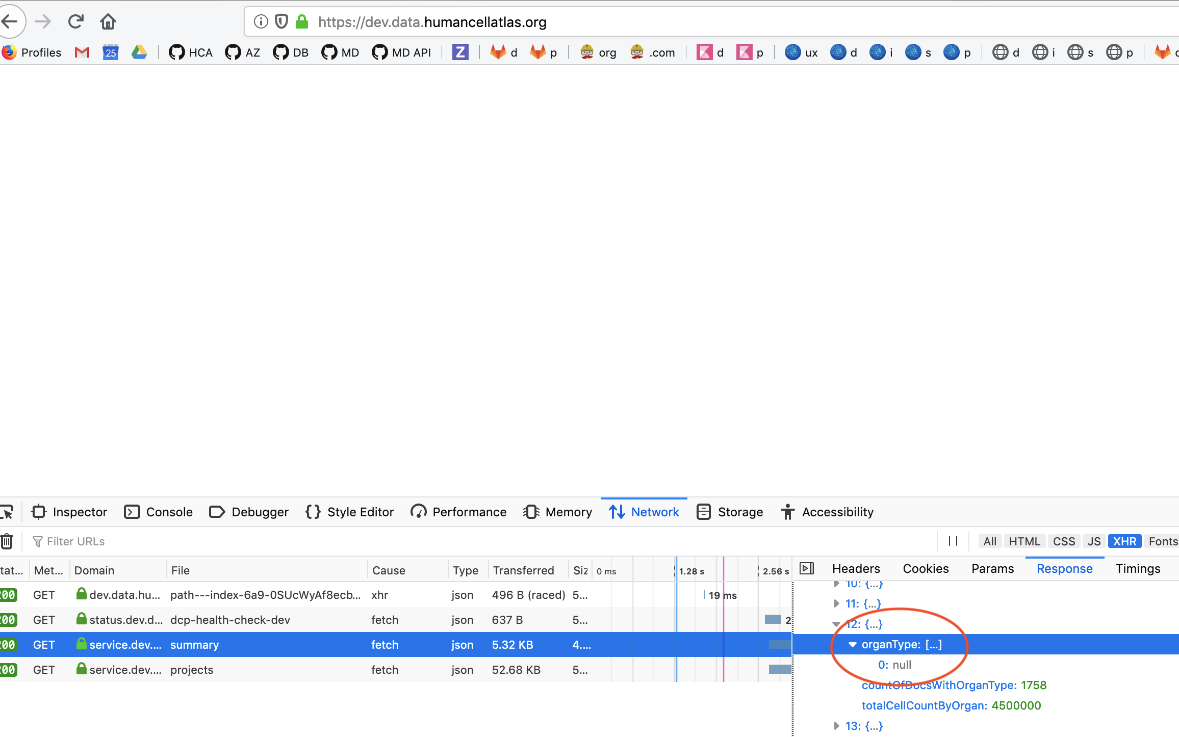 `null` in summary response cause portal to go blank · Issue #480 · DataBiosphere/data-portal ...
