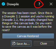 Reset warning box option/Help button causes cursor to lock · Issue #1142 · drawpile/Drawpile ...